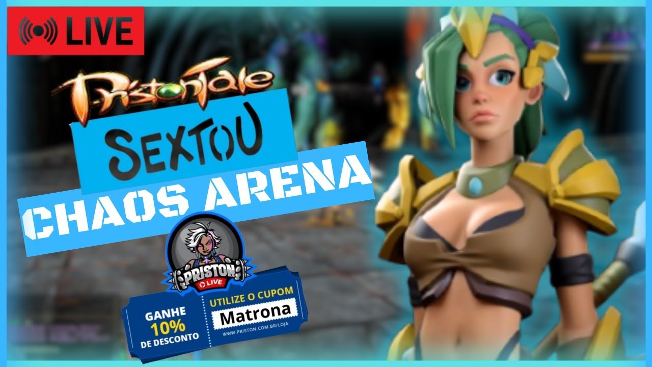 SEXTOU OMEGAZIN E CHAOS ARENA - PRISTON TALE BRASIL - YouTube
