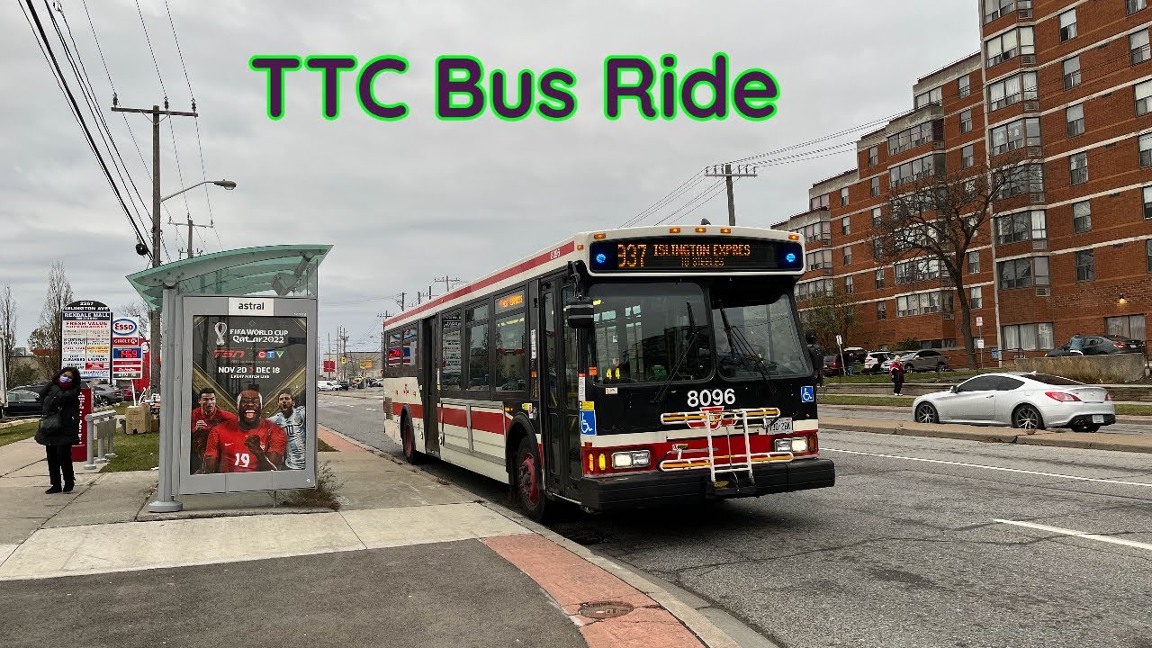 Toronto TTC 937 Islington Express Bus Ride - Islington Station to ...