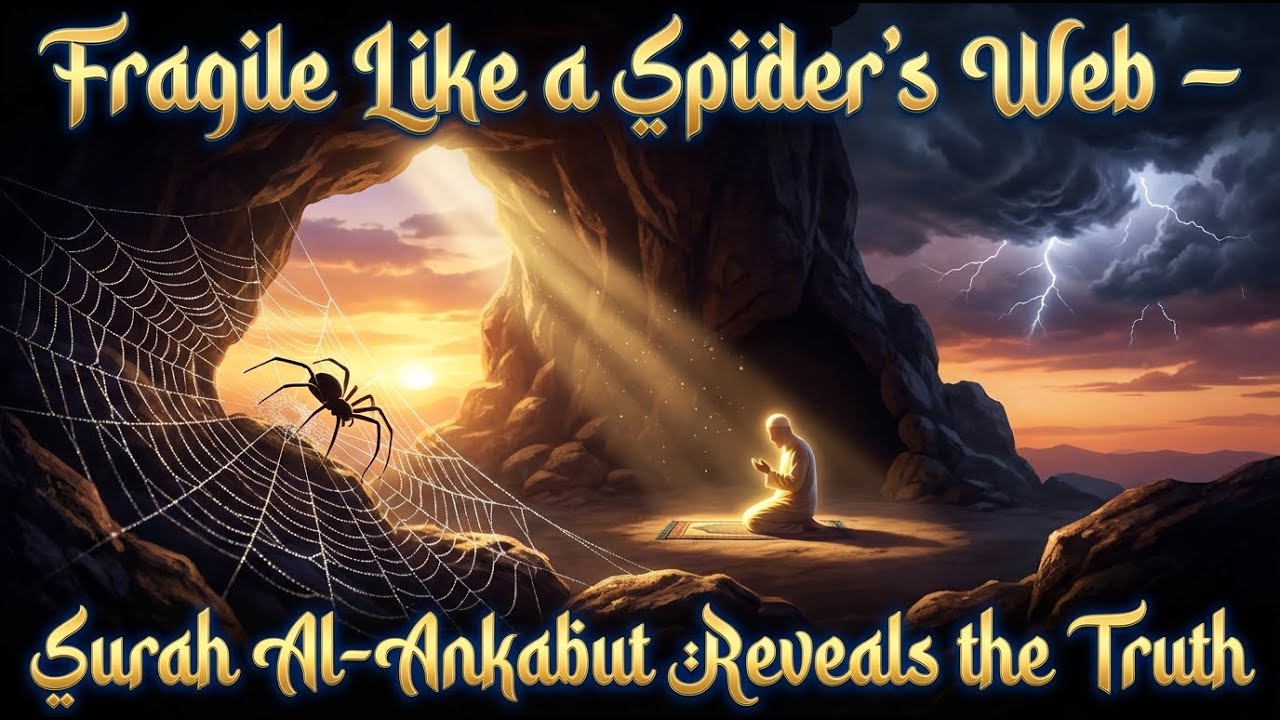 The Spider and the Cave | Surah Al-Ankabut Story & Life Lessons from ...