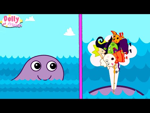 Caught a Fish Alive! 🍰Nursery Rhymes🍰Funny Cartoon Animation for kids