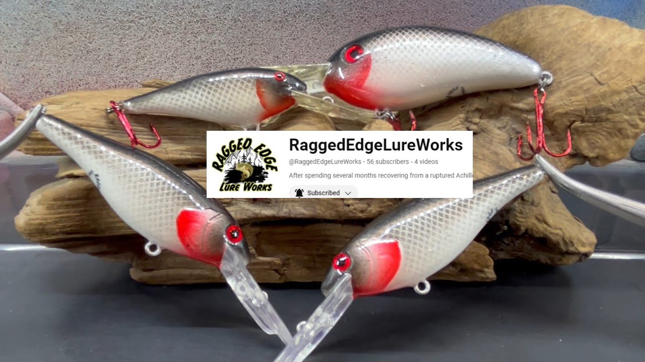 I Got Some Custom, Painted Fishing lures From Ragged Edge lures Works ...