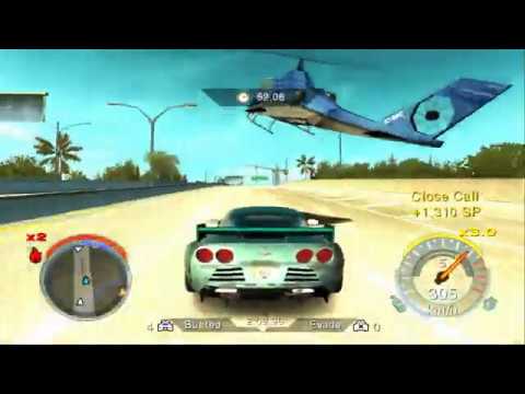 Need for Speed Undercover (PS2) - Outrun & Pursuit (Porsche 911 GT2 Cop ...