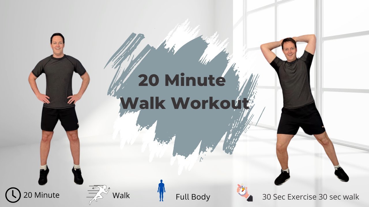 20-Minute Low Impact Cardio Full Body Walking Workout | At-Home Fitness ...