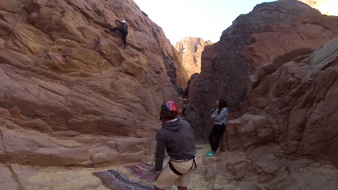 Our Rock Climbing Adventures in Dahab - YouTube