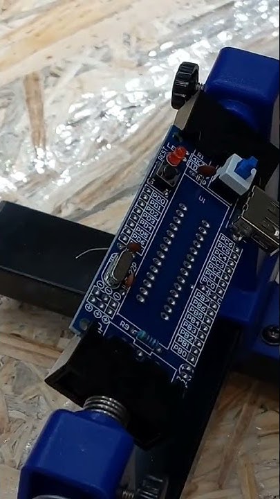 Atmega328p USBasp programmer board - YouTube