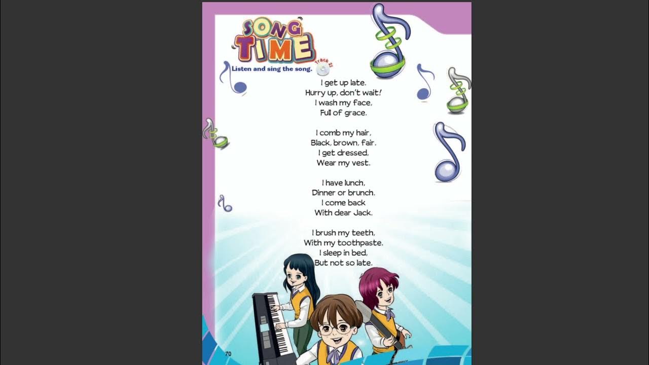 English Song 5th Grade Unit 4: My Daily Routine Song Time - MEB ...