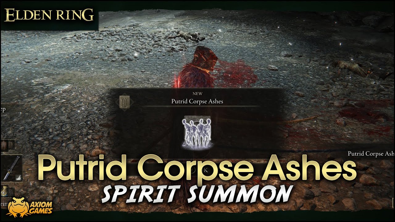 Elden Ring - Putrid Corpse Ashes Summon Location - YouTube