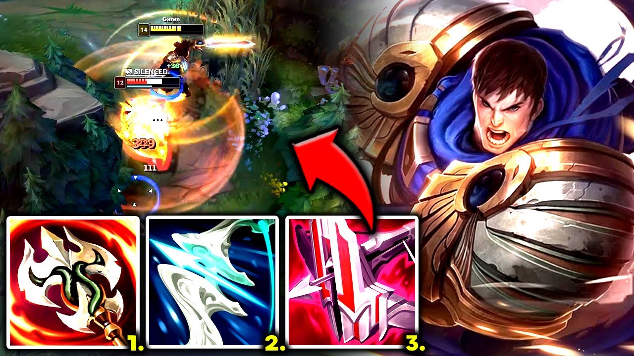 GAREN TOP MOST BROKEN AOE BUILD I'VE EVER DONE (TONS OF DAMAGE) - S13 ...