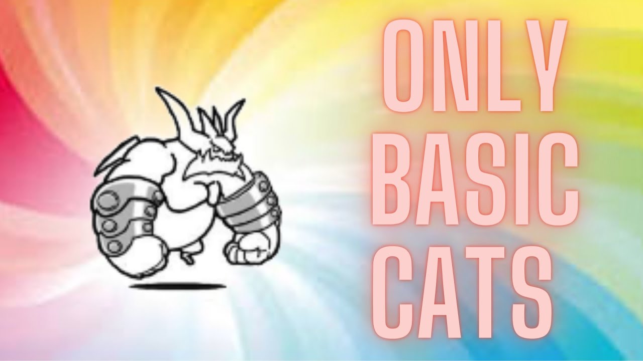 How To Beat Chapter 3 Moon using only basic cats - YouTube