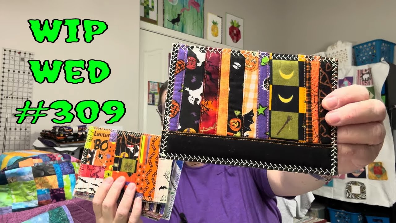 WiP It Wednesday #309 Postcards and Mini Quilt Finishes - YouTube