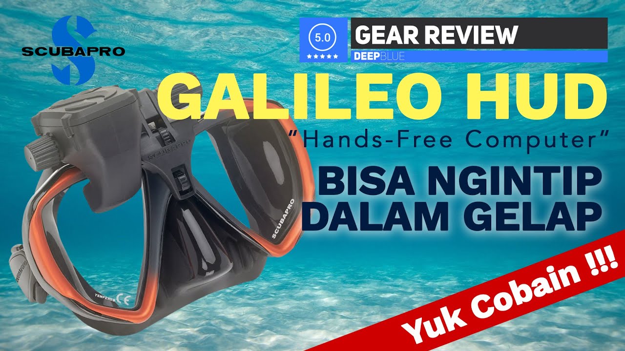 GALILEO HUD Hands-Free Dive Computer REVIEW - YouTube