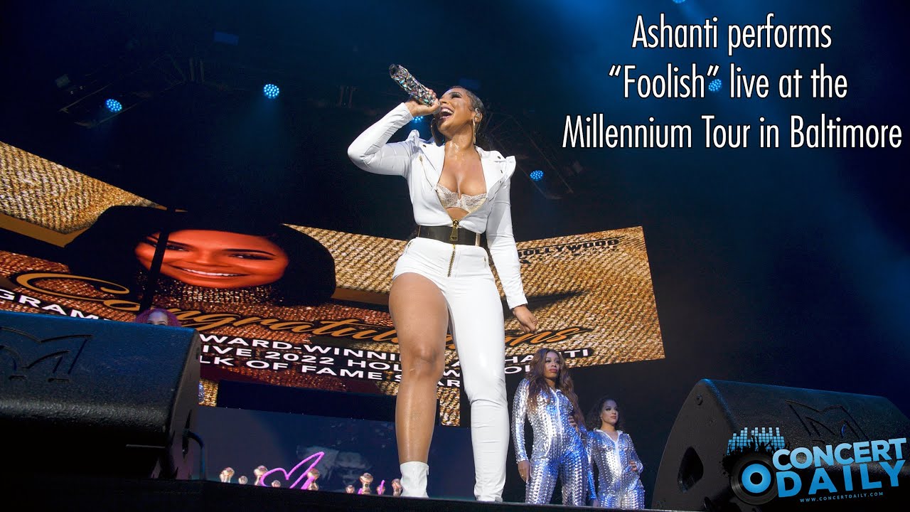 Ashanti performs "Foolish" live; Baltimore Millennium Tour 2021 - YouTube