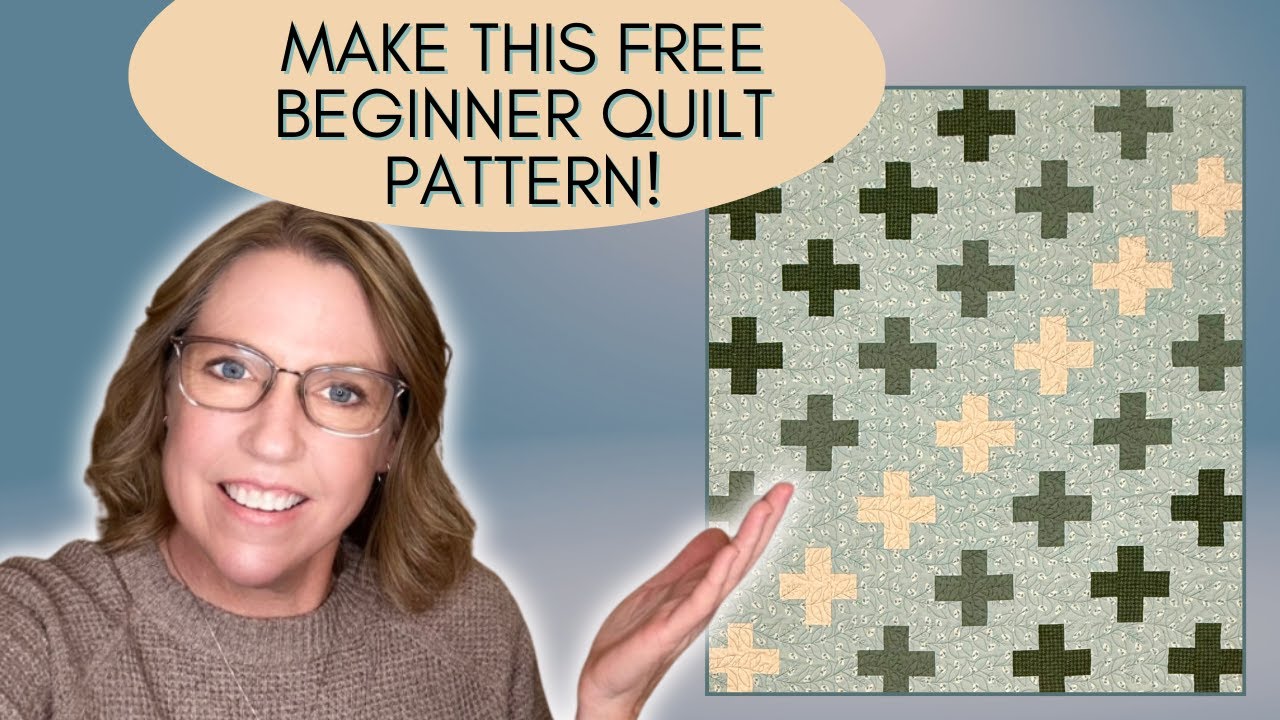 How to make this FREE Swiss Cross Quilt Pattern - Watch the quilt ...