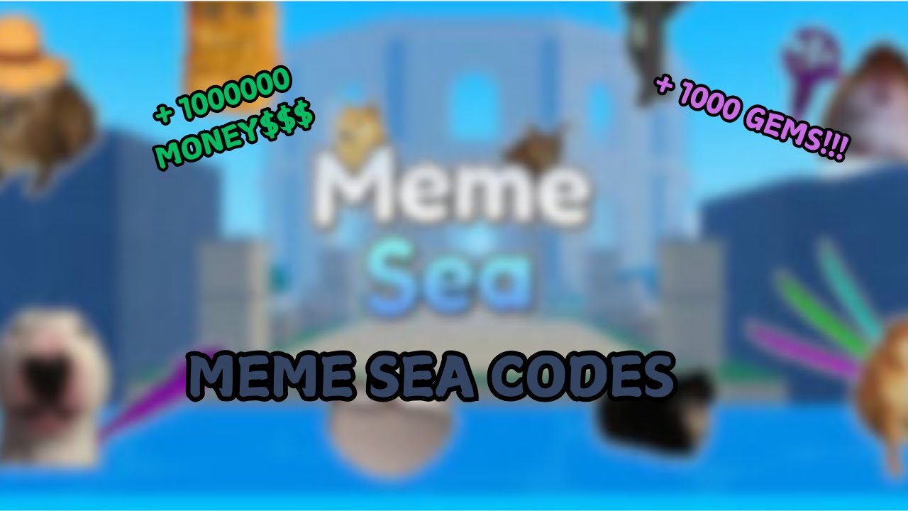 Meme sea codes - YouTube
