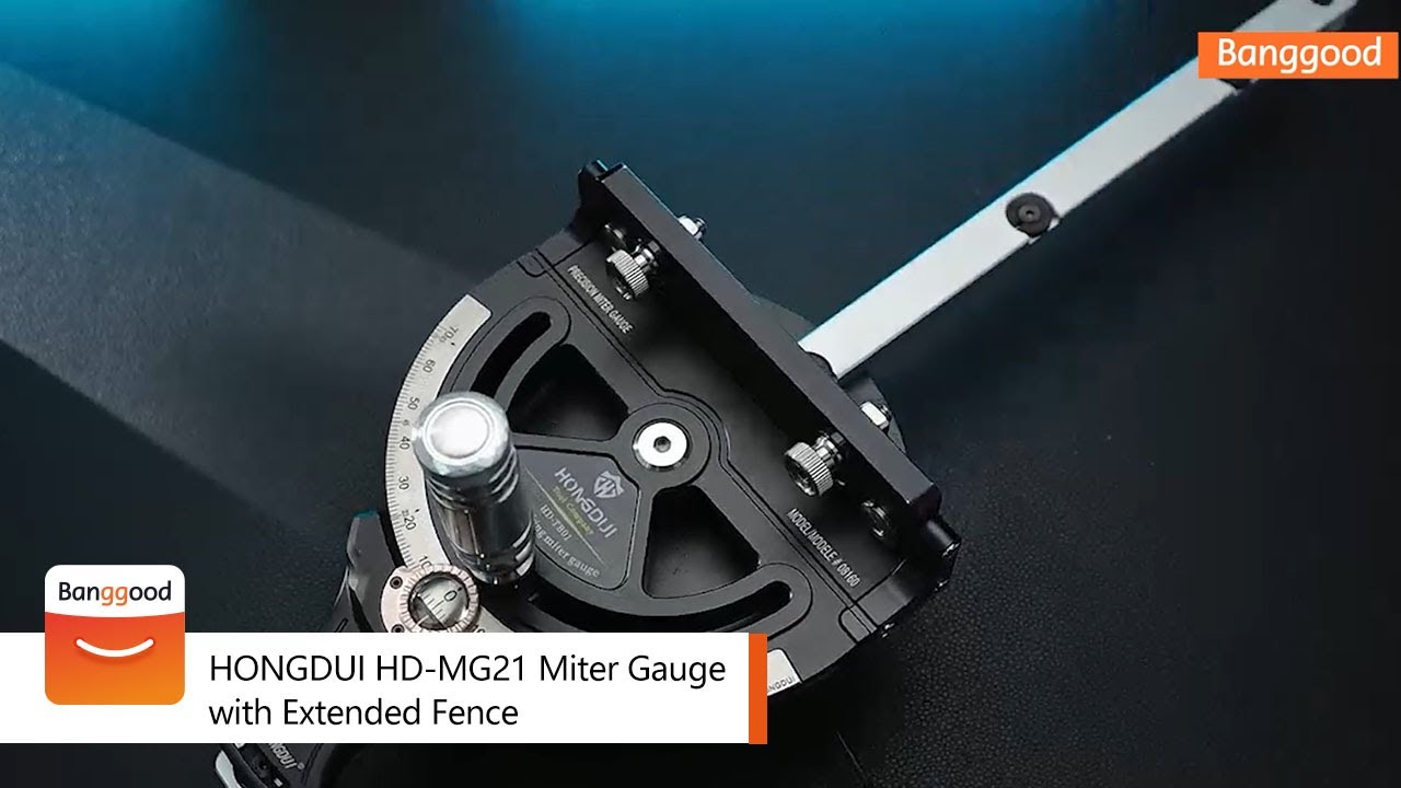 HONGDUI HD-MG21 Miter Gauge with Extended Fence - Shop on Banggood ...