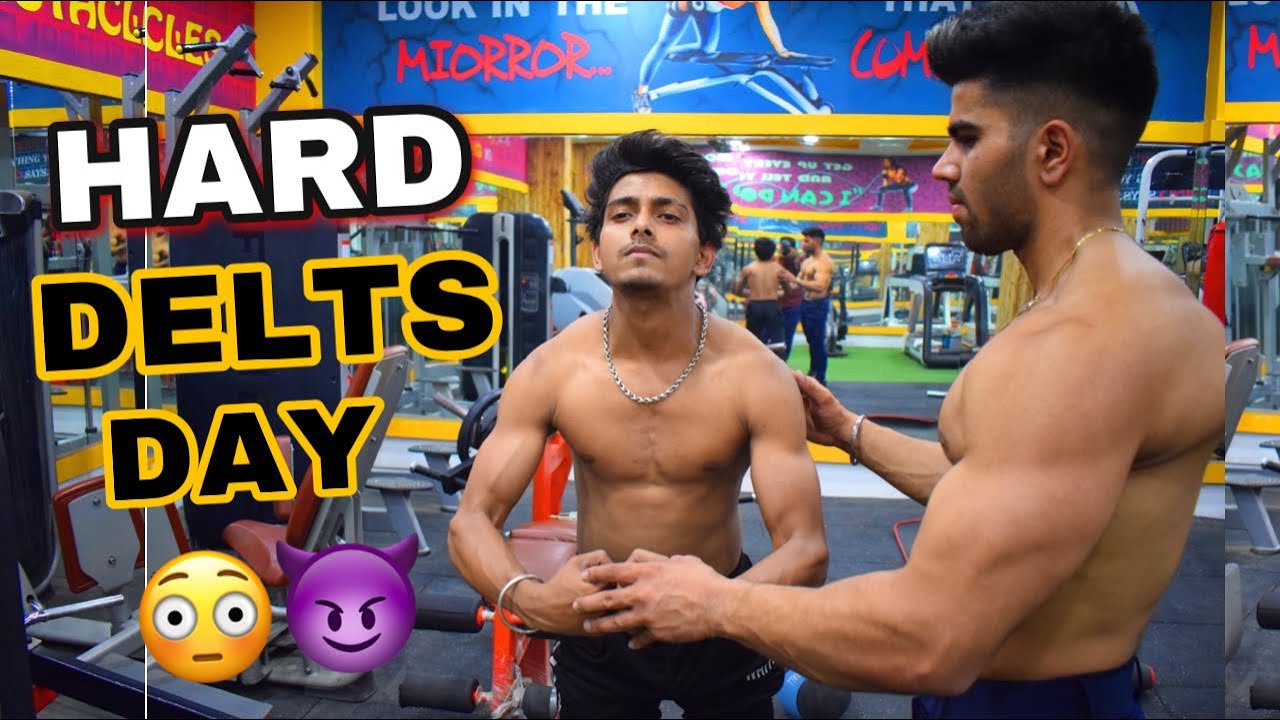 HARDEST SHOULDER WORKOUT WITH BEGINNER| SUPER SET AND REAL TRAINING ...