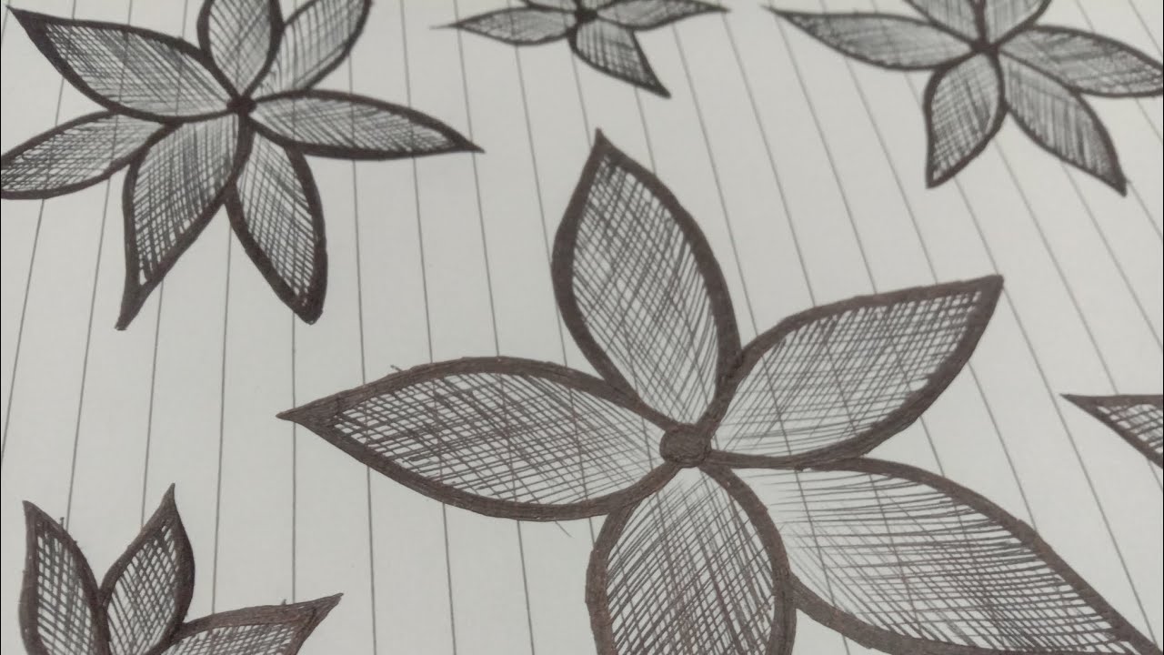 pen shading drawing - YouTube