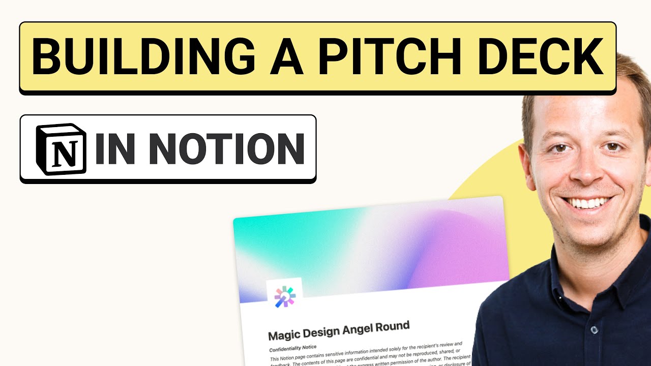 Building a Pitch Deck in Notion - YouTube