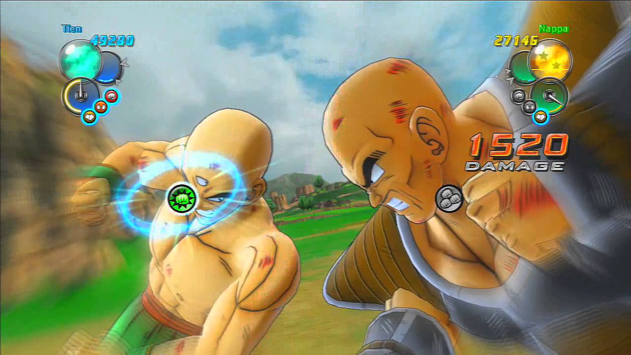 [HD]DragonBall Z Ultimate Tenkaichi - Battle 4 - Tien vs Nappa ...