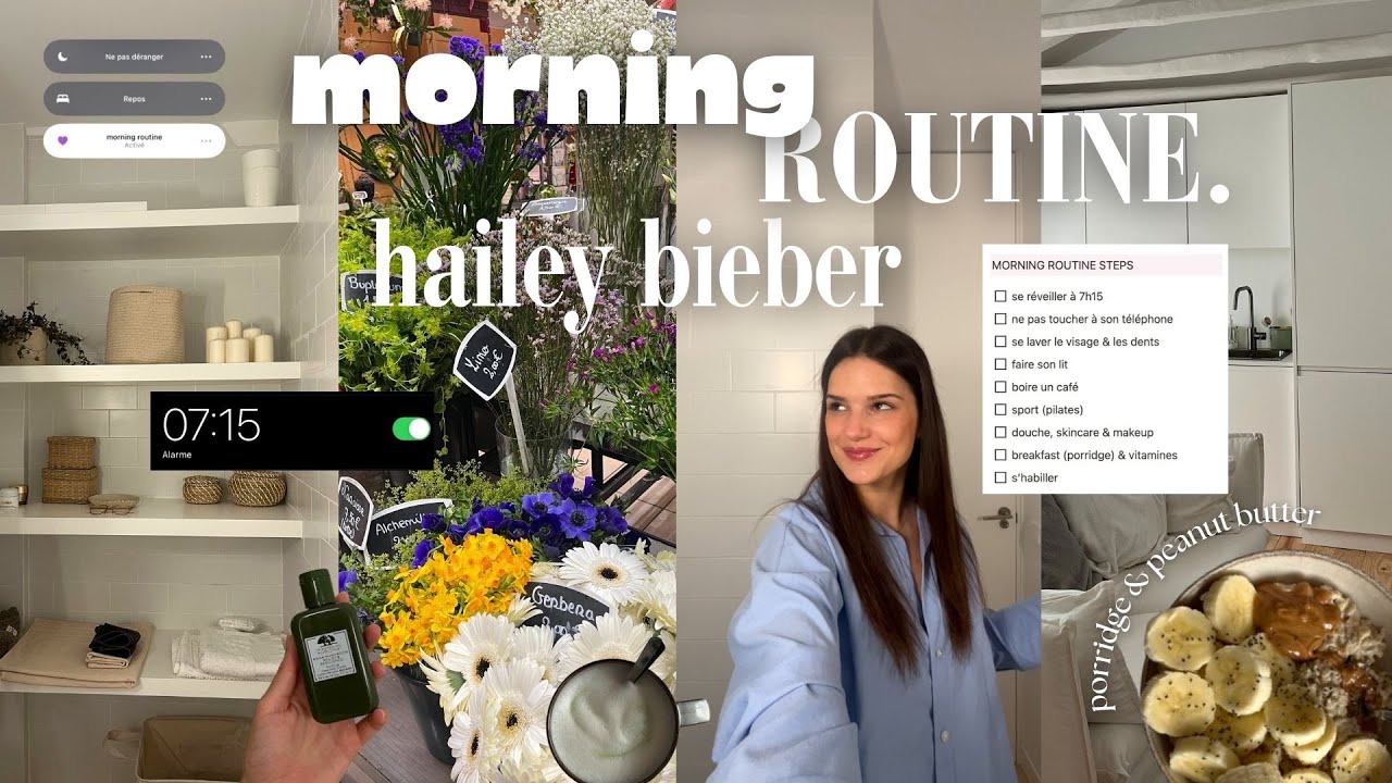 JE TESTE LA MORNING ROUTINE D’HAILEY BIEBER 🫧 | réaliste, skincare ...