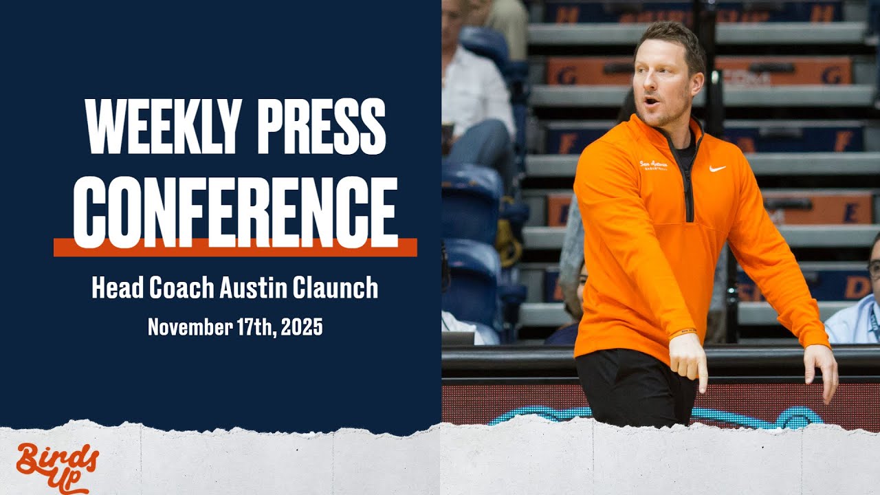 Men's Basketball: Coach Austin Claunch's Weekly Press Conference - YouTube