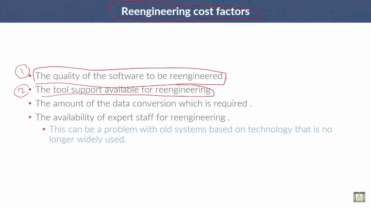 Software Engineering | C8 - L11 | Reengineering approaches - YouTube
