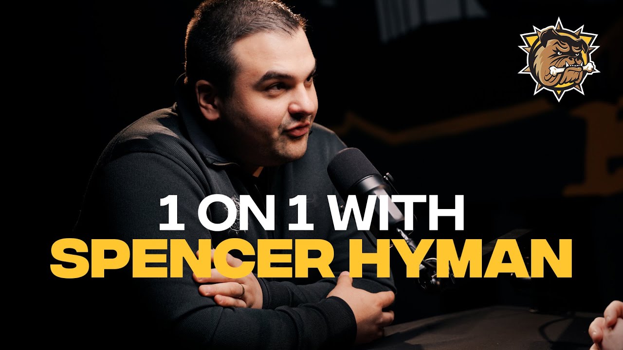 1-on-1 Sit-Down with Spencer Hyman | Brantford Bulldogs - YouTube