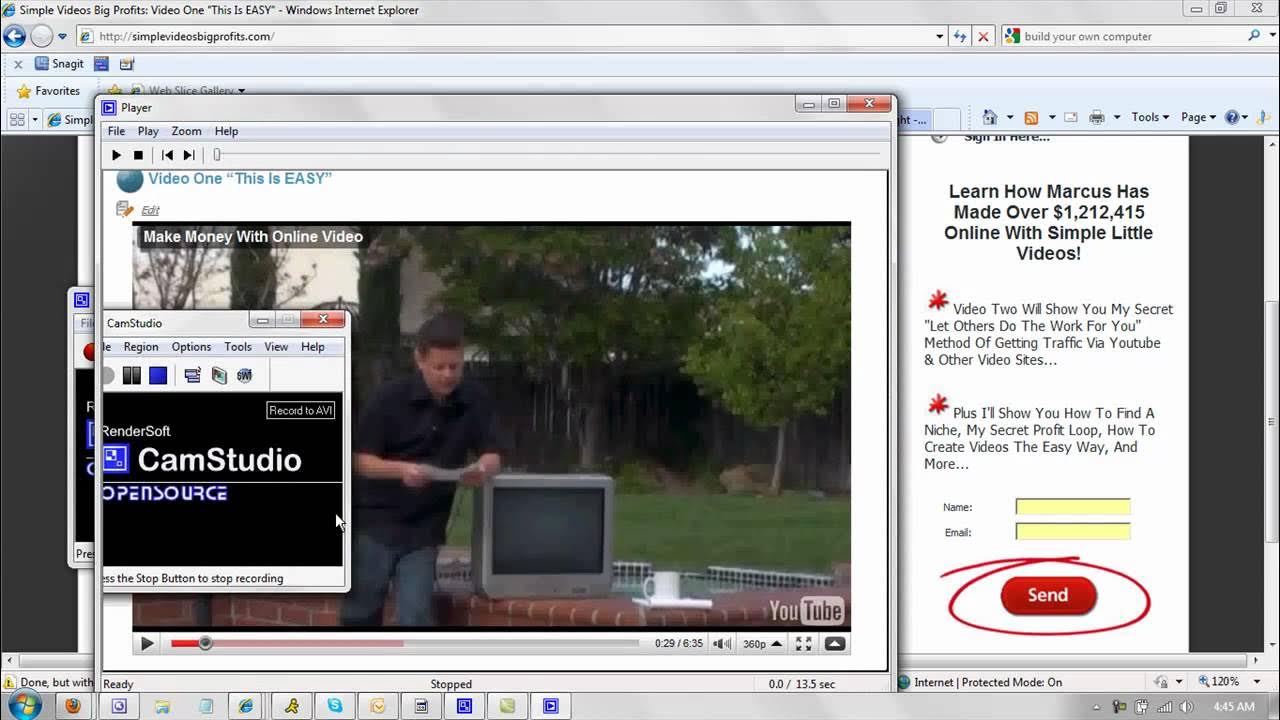 How To Make A Screen Capture Video - YouTube
