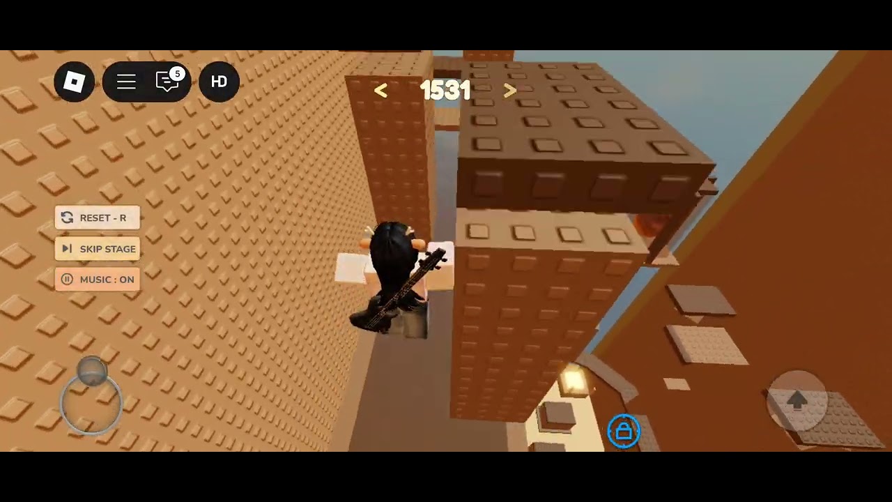 playing acorn tower obby - YouTube