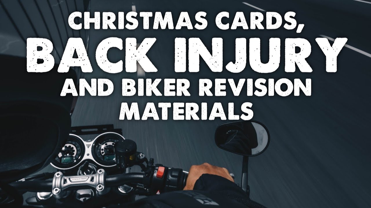 53. Christmas Cards, Back Injury and Biker Revision Materials | Yamaha ...