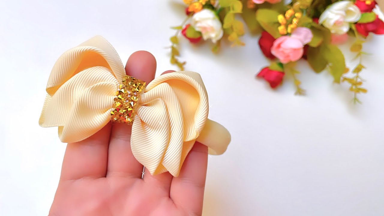 UM LUXO 🎀 LAÇO HELICE -diy -ribbonbows - YouTube