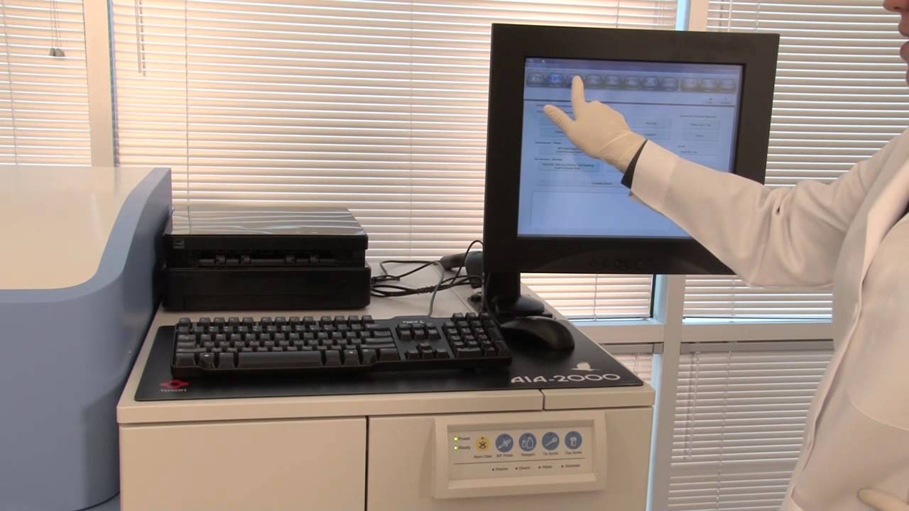 AIA-2000 Automated Immunoassay Analyzer from Tosoh Bioscience - YouTube