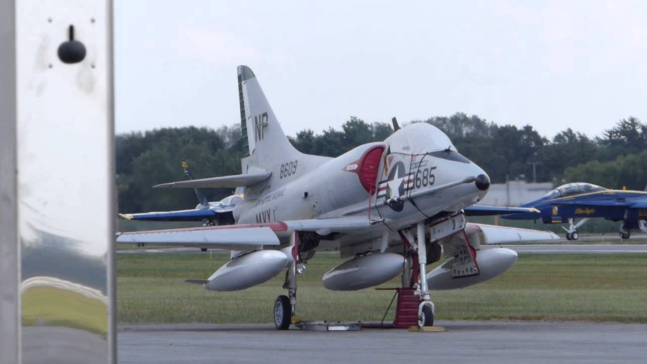 Gary, IN, 2015: Blue Angels roll back after return - YouTube