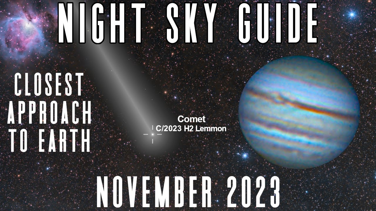 The Night Sky | November 2023 | Jupiter & Comet Lemmon Close to Earth ...