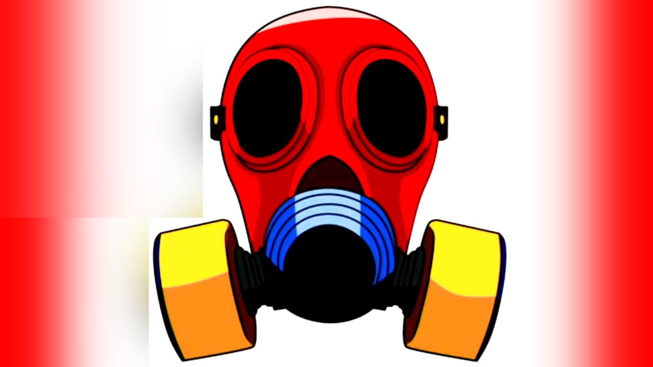 How To Draw Gas Mask Poppy Playtime Chapter 3 Video - YouTube