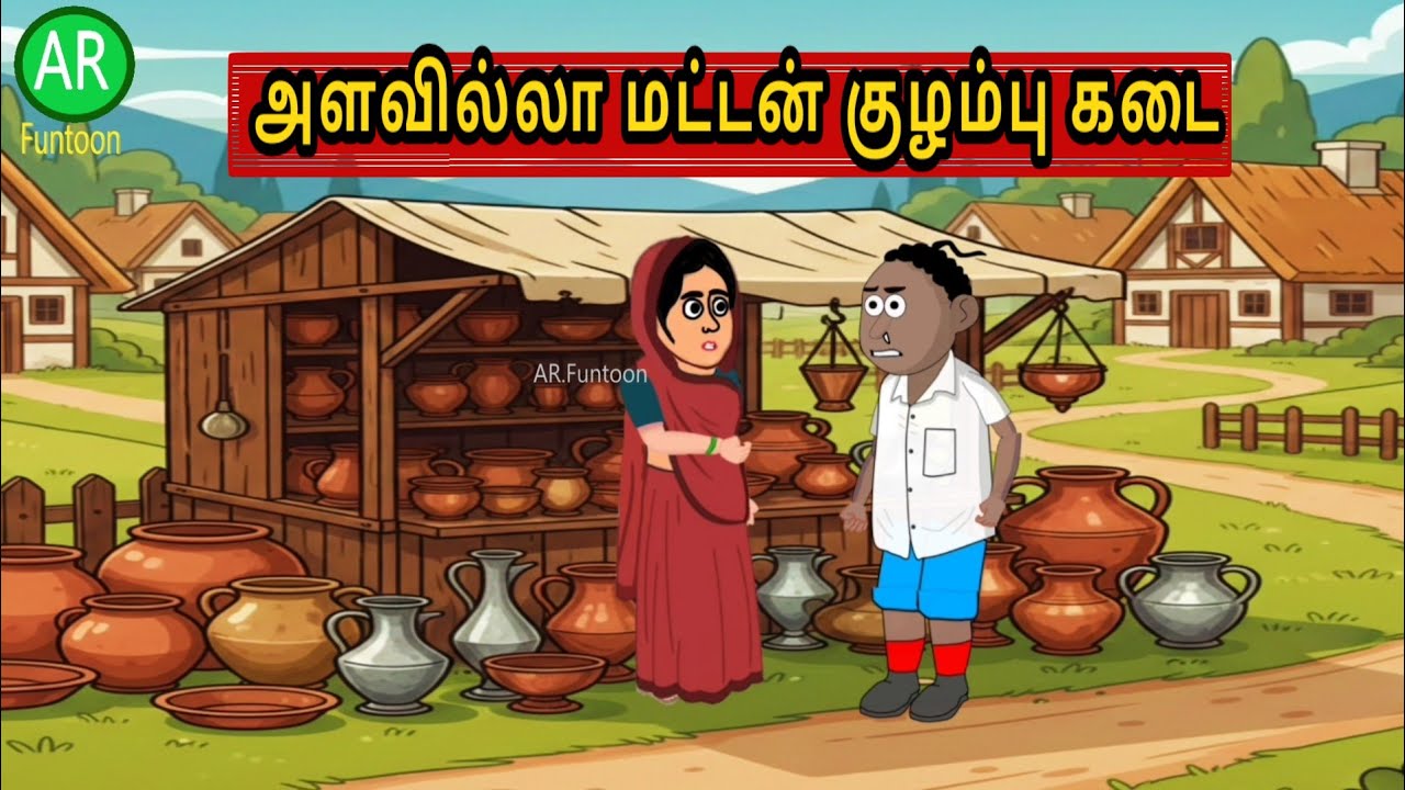Unlimited mutton kulambu kadai | Tamil cartoon story | Tamil animation ...