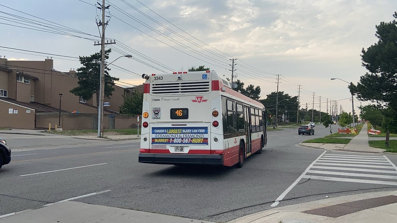 TTC #3343 On 46 Martin Grove - YouTube