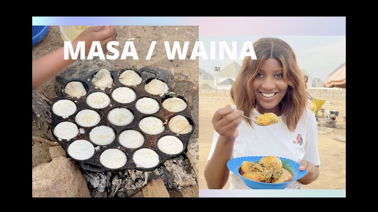 Best street food/ MAKING MASA/waina receipe traditionally - YouTube