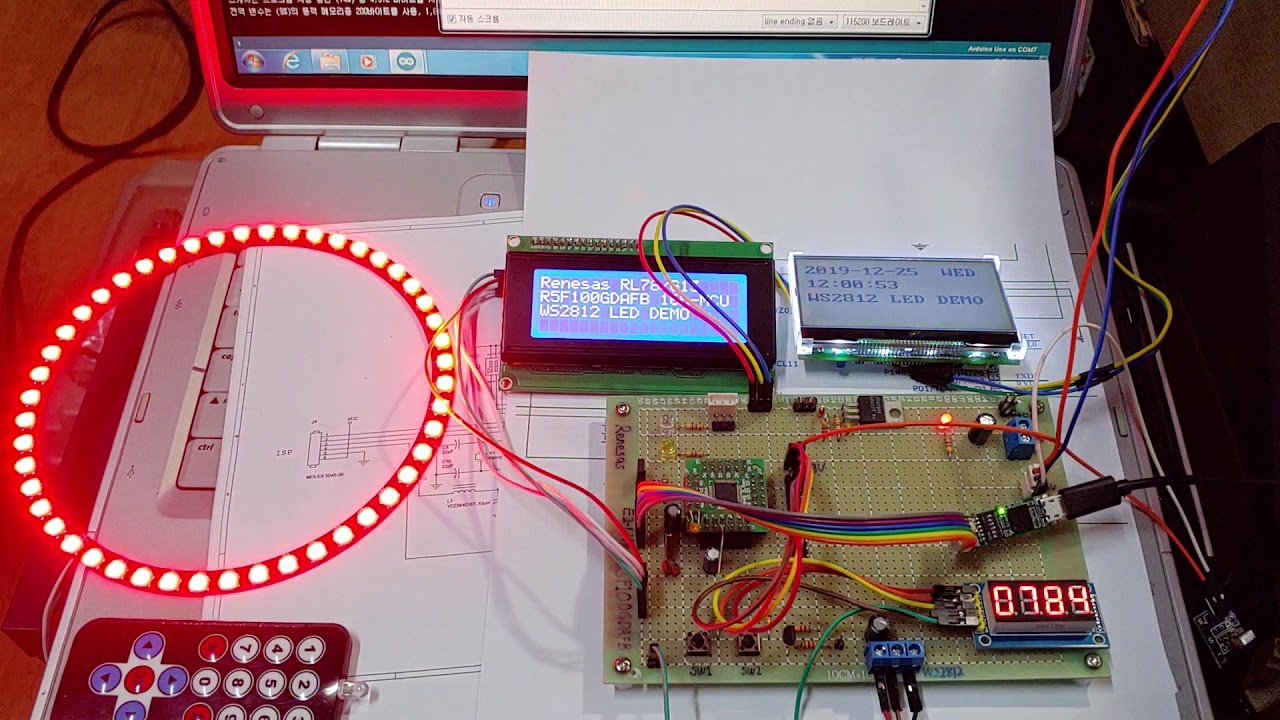 Renesas RL78 MCU R5F100GDAFB - YouTube
