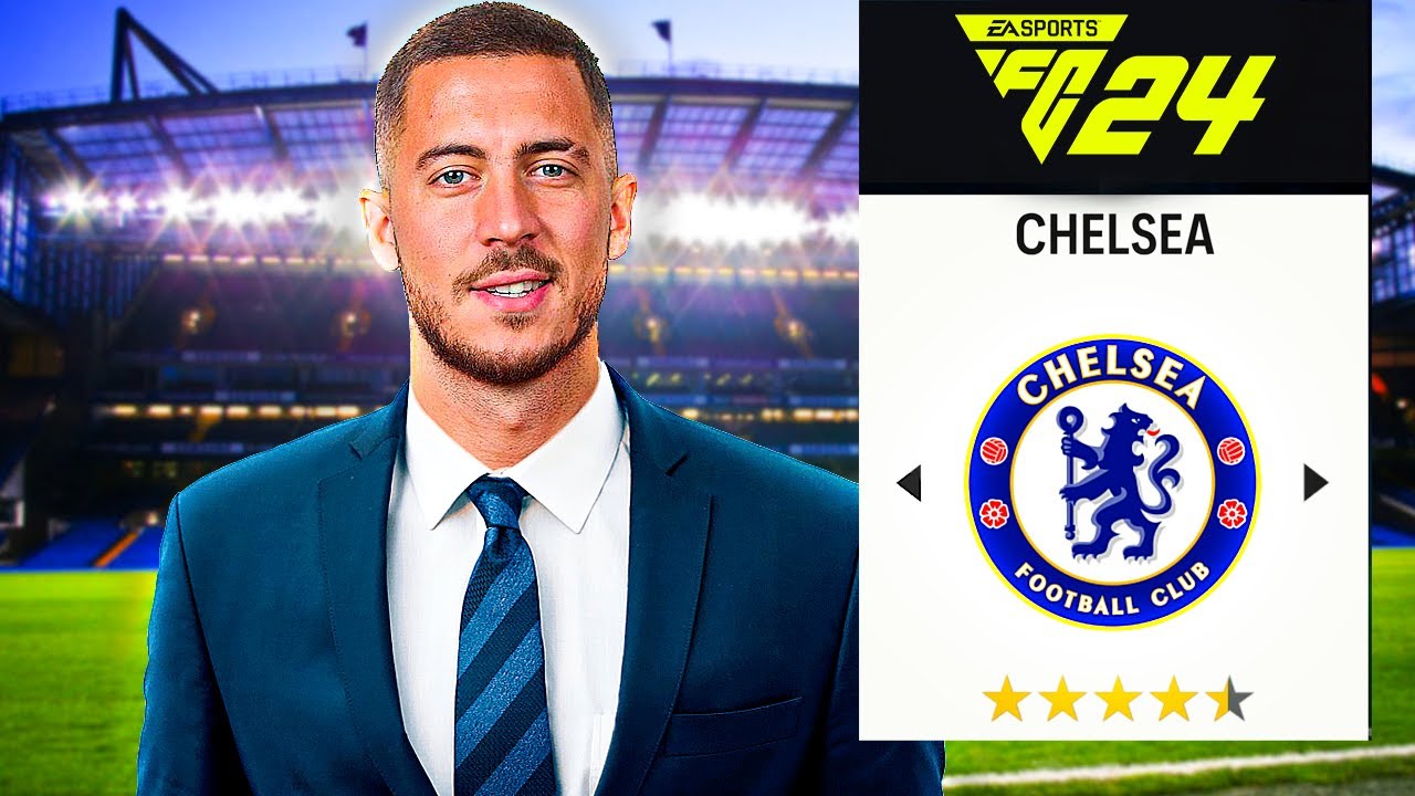 EDEN HAZARD RECONSTRUYE al CHELSEA en FC24 - YouTube