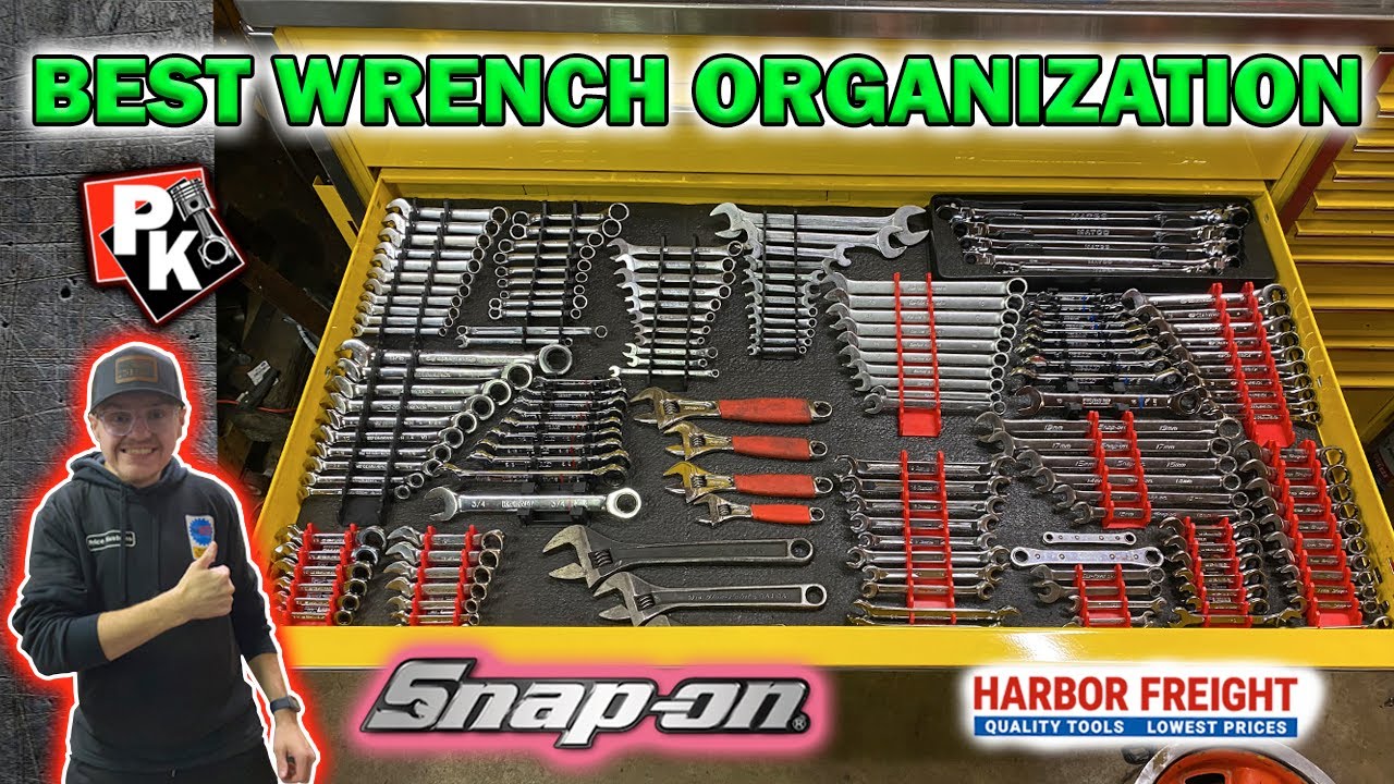 The BEST Way to ORGANIZE WRENCHES!!! / TOOL ORGANIZATION #snapon # ...