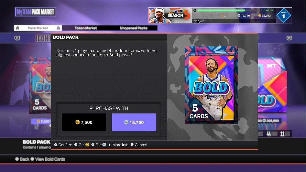 NBA 2K24 MyTEAM Bold Packs - YouTube