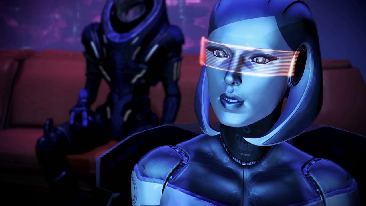 Mass Effect 3: EDI on being together with Joker - YouTube
