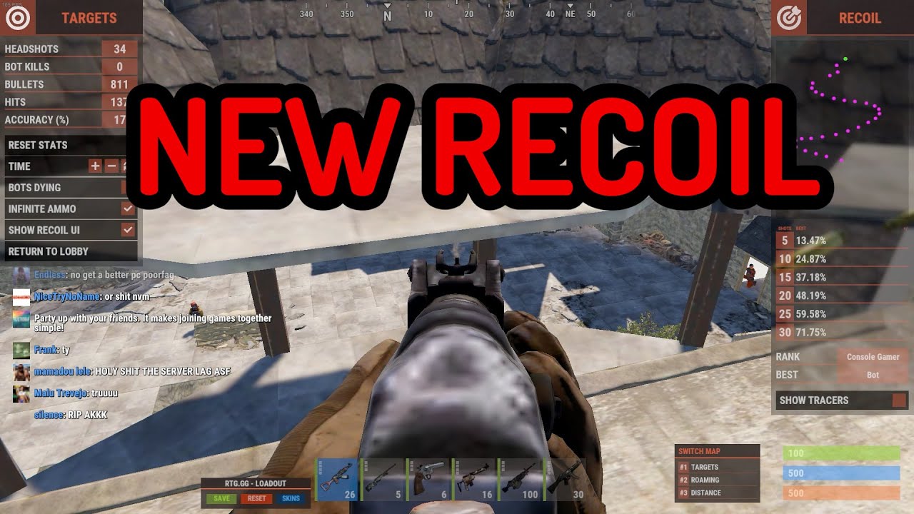 NEW RUST RECOIL PATTERN CHANGES | AK, LR, Custom & More! - YouTube