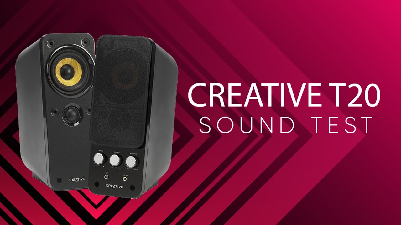 CREATIVE T20 | Bookshelf Speaker Sound Test | Sound Demo - YouTube