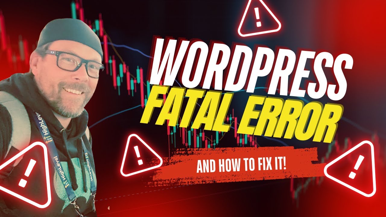 How to Access Wordpress Admin With a Fatal Error Warning - YouTube