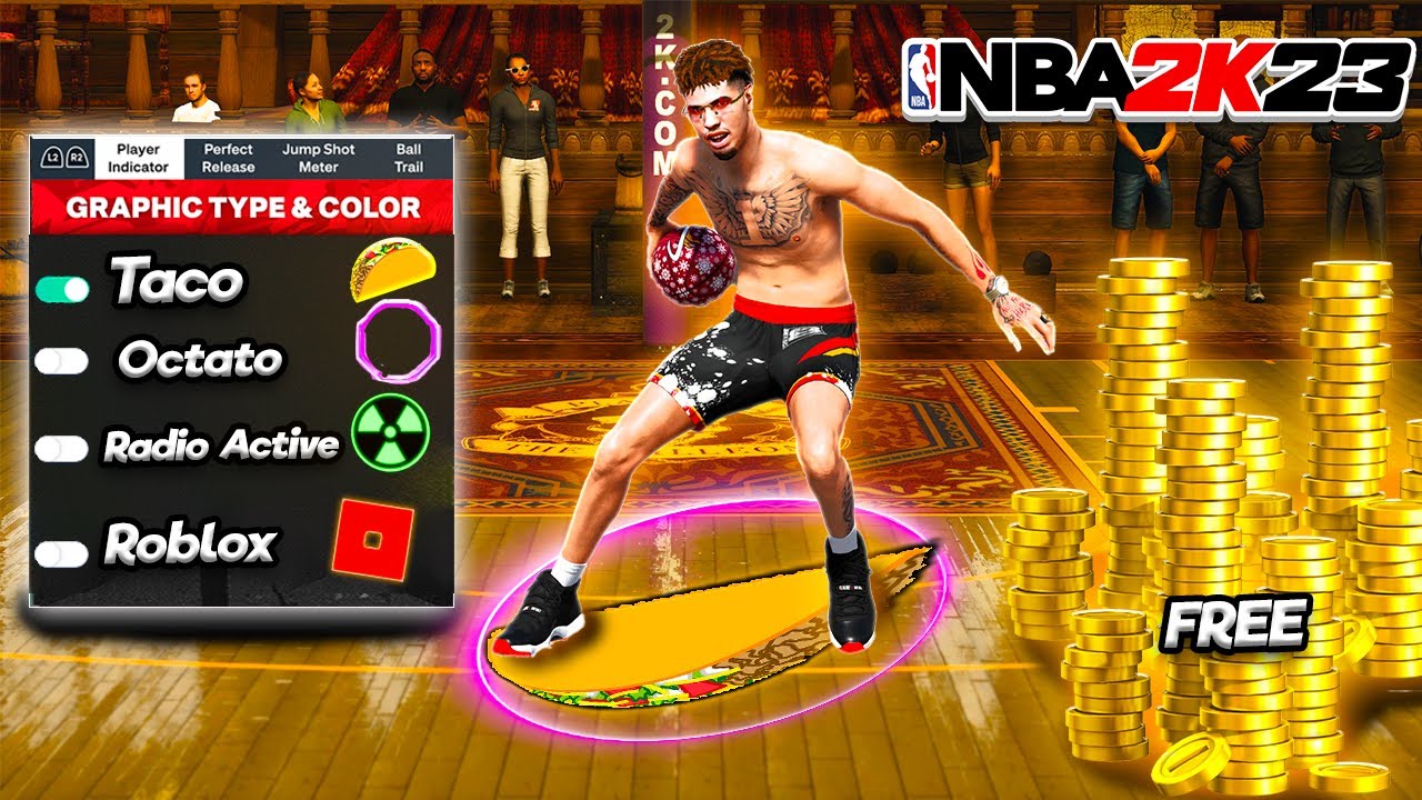 How To Change My Players Indicator(circle) in NBA 2k23 - YouTube