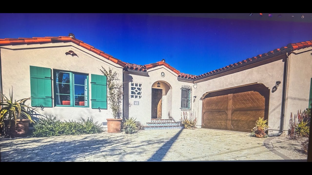 Santa Barbara Architecture: Little Spanish House - YouTube