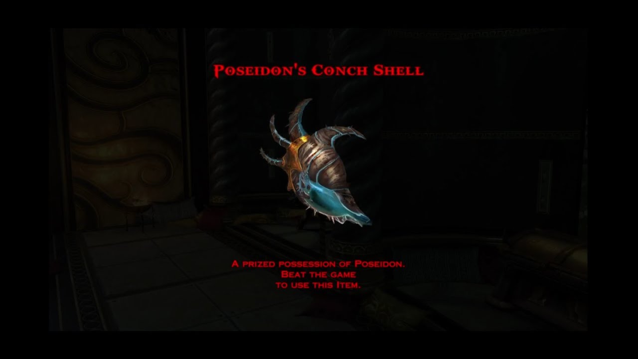 God of War™ III Poseidon's Conch Shell - YouTube