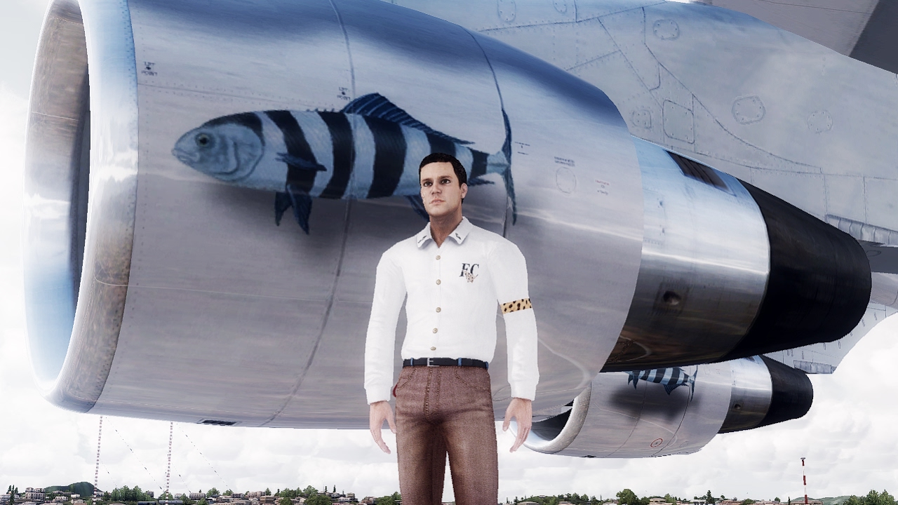 P3D PMDG 747 V3 First cargo flight - YouTube